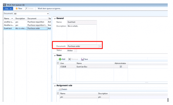 Microsoft Dynamics AX 2012 | Workflow Item Que Feature