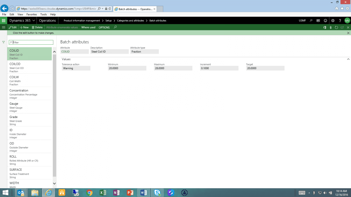 Batch Attributes in D365O (basic) - Sikich