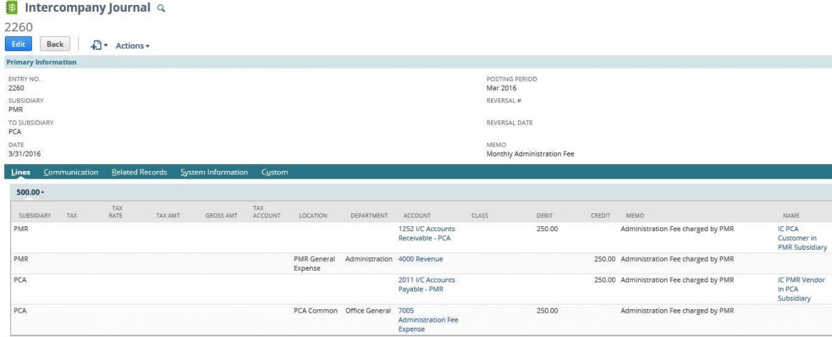 Using NetSuite Intercompany Journal Entries to Manage Multi-Subsidiary ...