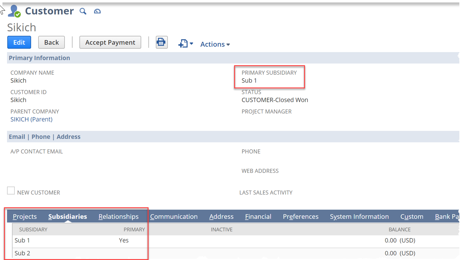 Merging Multi-Subsidiary Customers in NetSuite - Merge With Caution