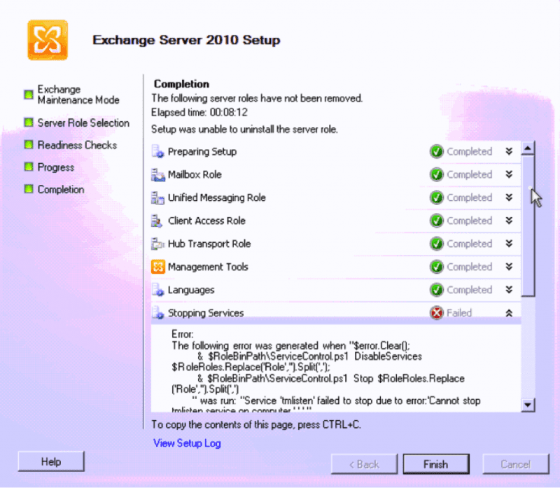 Troubleshooting Common Issues When Uninstalling Exchange 2010