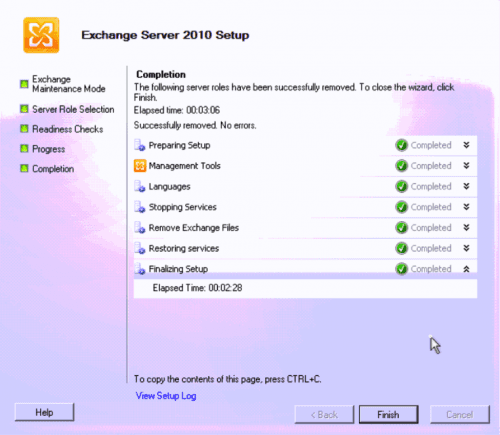 Troubleshooting Common Issues When Uninstalling Exchange 2010
