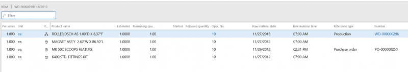 Microsoft AX 2012 and Dynamics 365 Explosion Options for Advanced Users