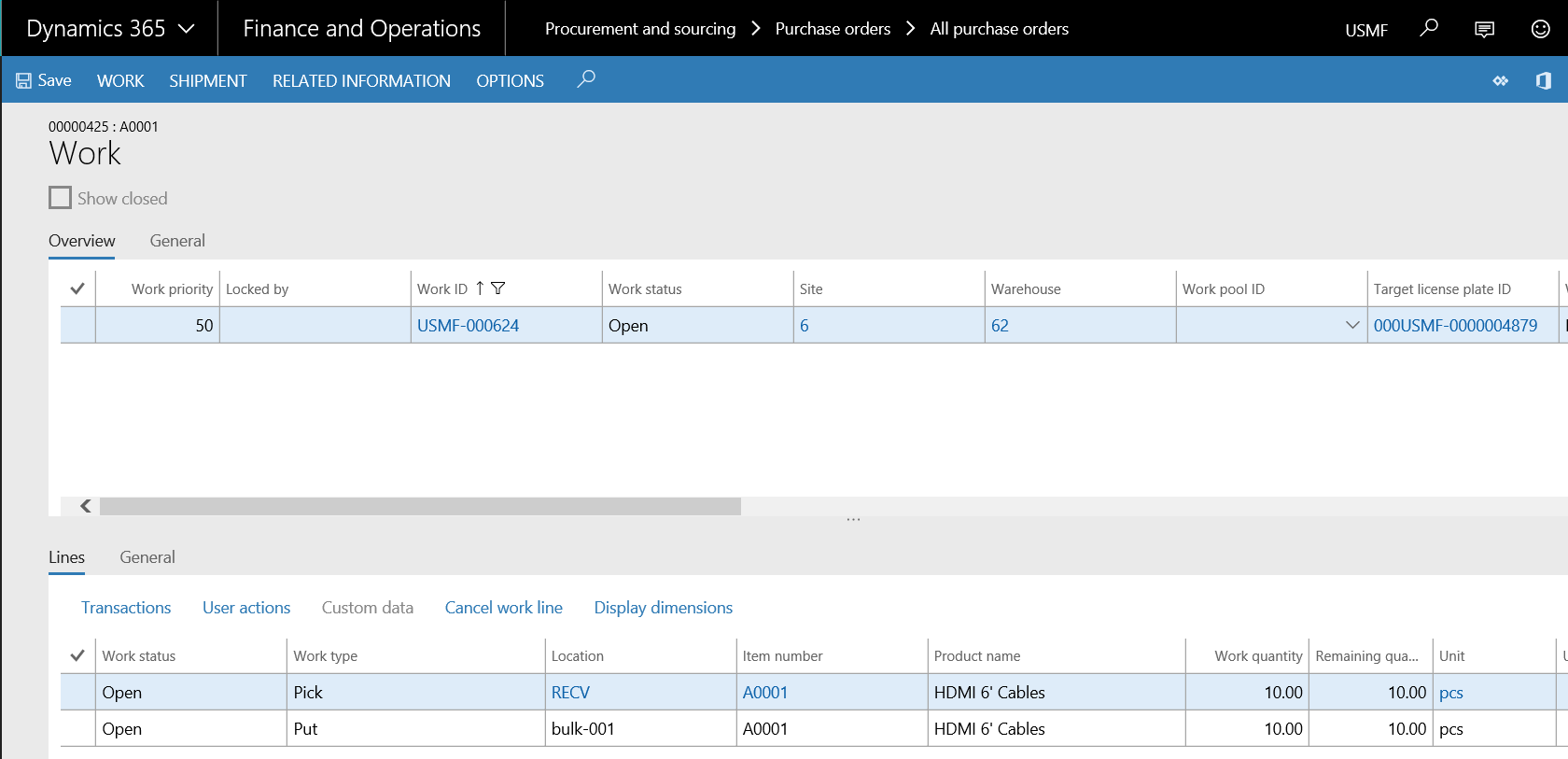 How to Correct Dynamics 365 Purchase Order Receipts