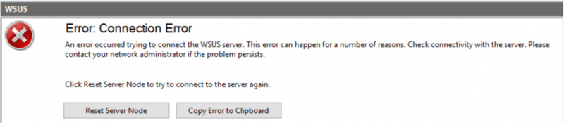 Quick Tip for WSUS Troubleshooting in Case You Still Use It
