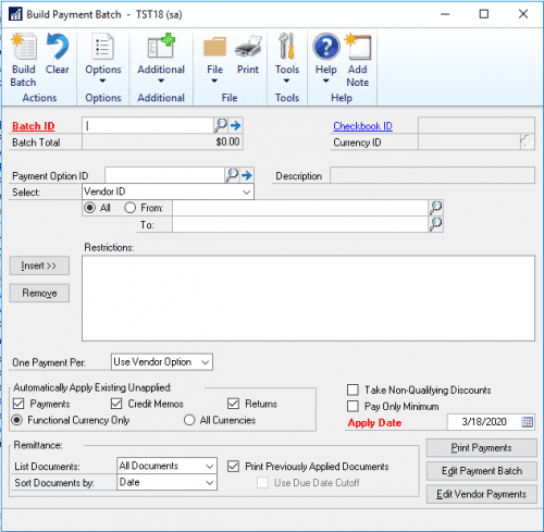 How to Set Up Dynamics GP EFT Payments | Sikich