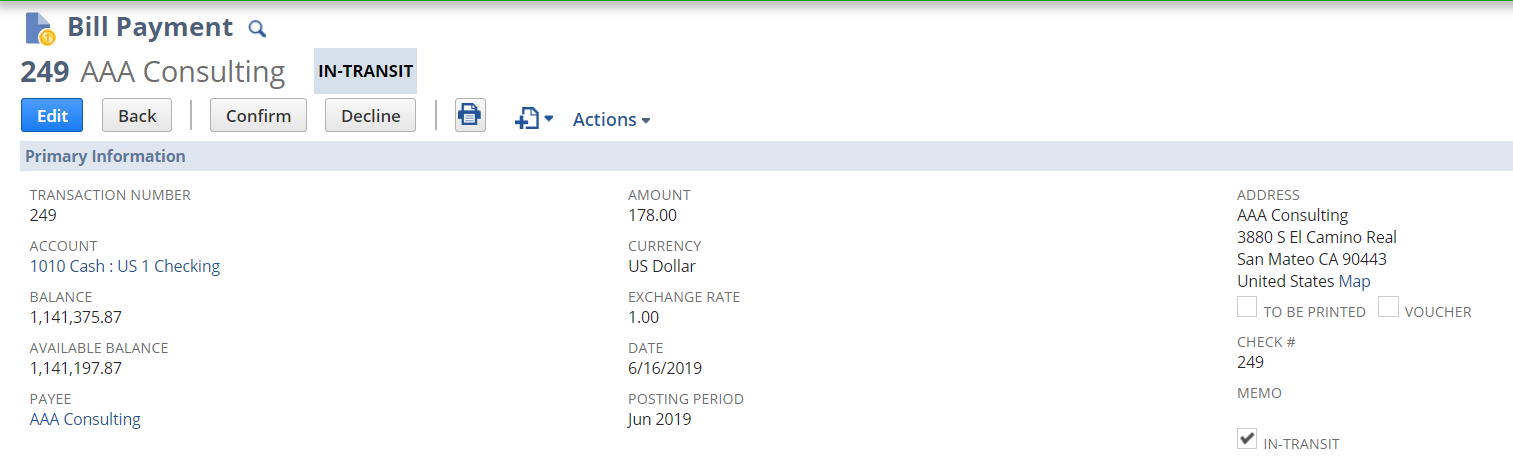 How to Recognize NetSuite In-Transit Payments - Sikich