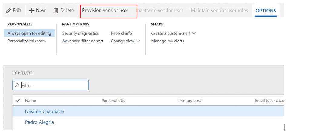 Dynamics 365 for Finance and Operations: Vendor Information Workspace