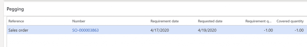 D365 Master Planning Dates - Requested vs Requirement Dates