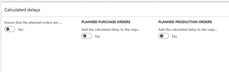 D365 Master Planning Dates - Requested vs Requirement Dates