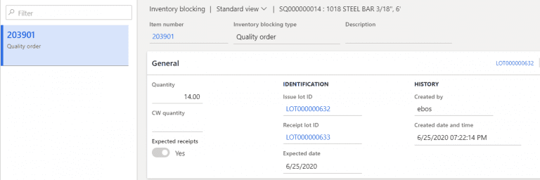 D365FO Quality Management for Warehouse Processes - Sikich