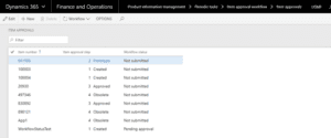 How to Create D365FO Item Creation Workflow for Item Approvals