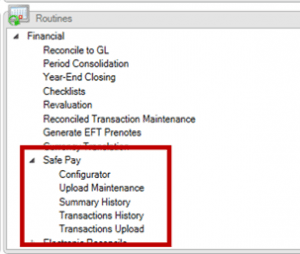 How to Set Up Safe Pay (Positive Pay) files from Dynamics GP