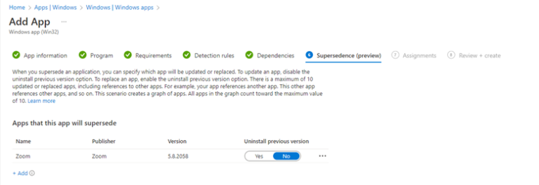 How to Use Intune Supersedence to Update Win32 Apps - Sikich