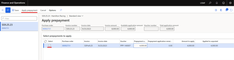 How to Process Purchase Order Prepayments in D365 - Sikich