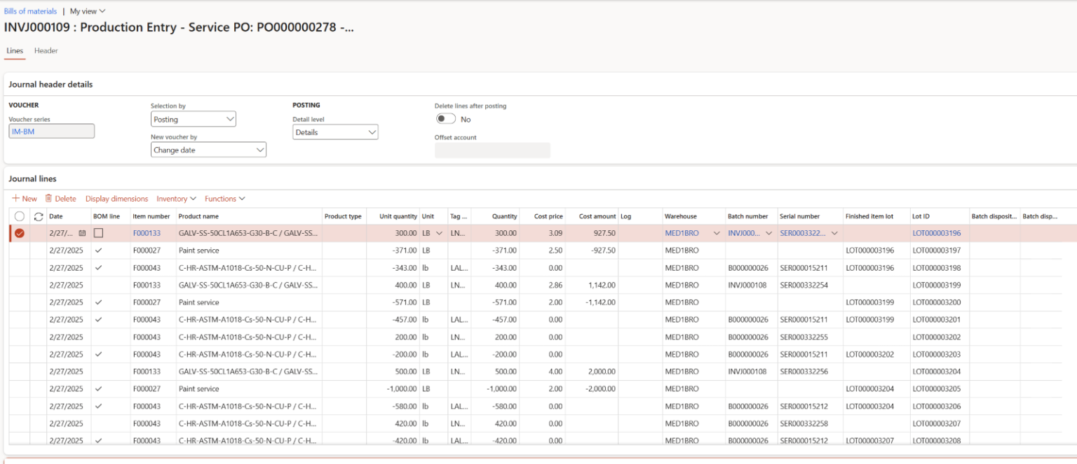 Outside Production Processing in Dynamics 365 - Sikich